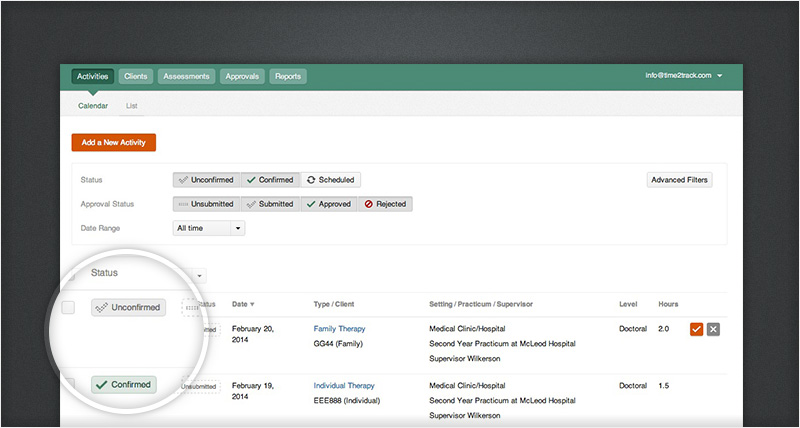 Time2Track's New Updates & Enhancements - February, 2014.